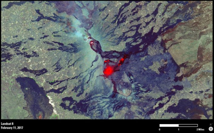 Landsat Detects Eruptions at Ethiopian Volcano – USGS Image – Solomon ...